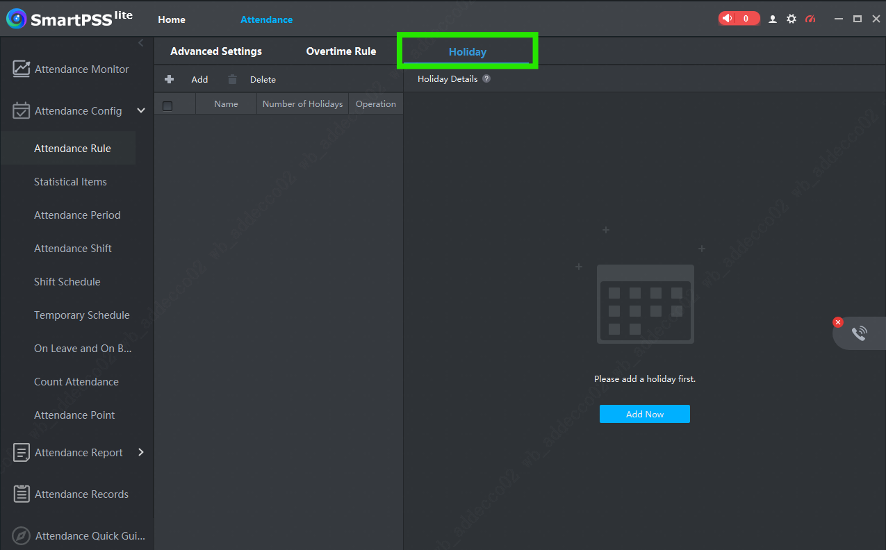 การกำหนดกฎการลงเวลา Access control ผ่าน smart pss lite (attandance ...